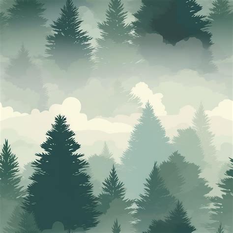 Premium Photo Vintage Wilderness Hipsterstyle Seamless Pattern Of