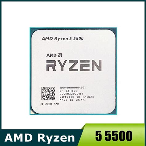 New Amd Ryzen 5 5500 R5 5500 36ghz Six Core Twelve Thread Cpu