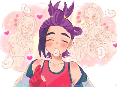 Kieran Nemona Arven Carmine And Penny Pokemon And 1 More Drawn By