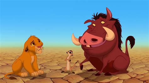Simba First Meets Timon And Pumbaa Timon And Pumbaa Funny Memes Lion King