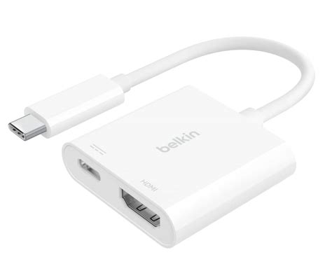 Customer Reviews Belkin Usb C To Hdmi Adapter Usb C Charging Port
