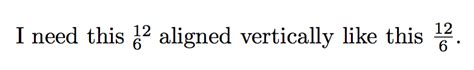 formatting vertical aligning for simple numbers tex latex stack