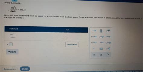 Solved Prove The Identity Csc Csc X Cotx Note That Chegg Com