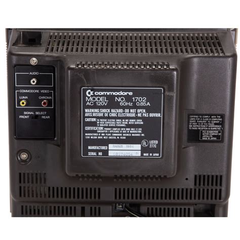 Commodore Video Monitor Model 1702 Prop Decor Rental Formdecor