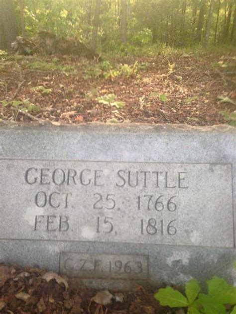 George Suttle 1766 1816 Find A Grave Memorial
