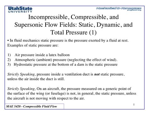 Incompressible Compressible And Supersonic Flow Fields Docslib