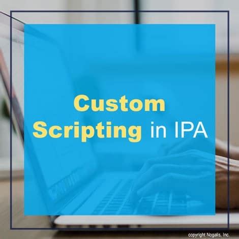 Custom Scripting In IPA