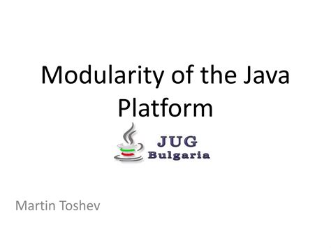 Modularity Of The Java Platform Osgi Jigsaw And Penrose Ppt