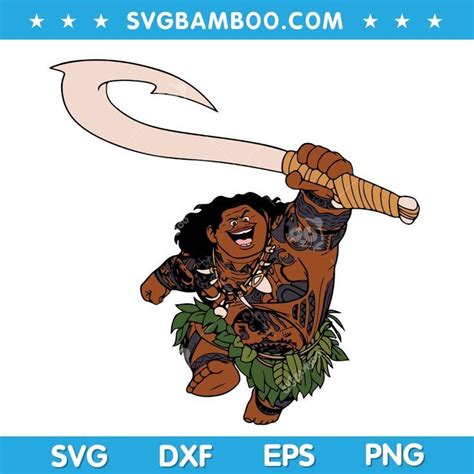 Disney Maui Svg Maui Moana Svg Disney Moana Maui Svg