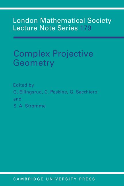 Complex Projective Geometry