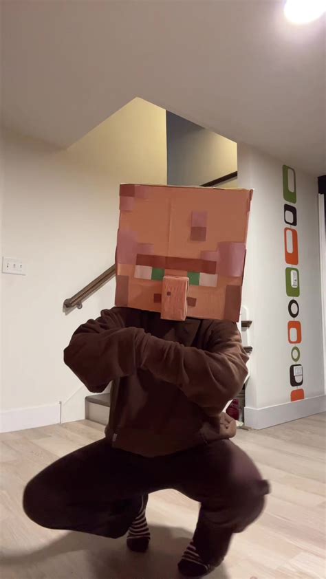 Minecraft Villager Head Costume G Wiz On X Our Final Home Game Is