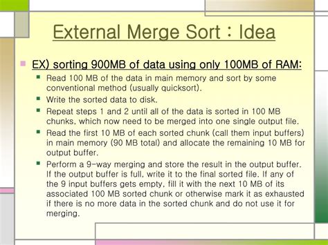 Ppt Lecture 6 External Sorting Powerpoint Presentation Free Download Id4249042
