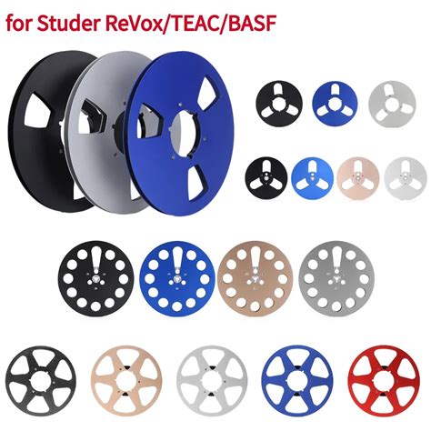 빈 테이프 릴 알루미늄 합금 오픈 롤 카세트 10 인치 세 개의 구멍 오픈 디스크 오디오 레코더 스터더 Revoxteac용 빈 디스크 Aliexpress