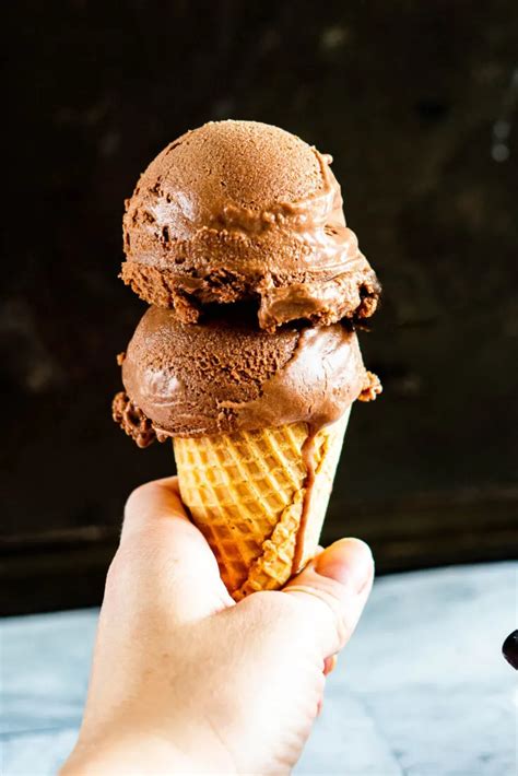 Chocolate Ice Cream Scoops