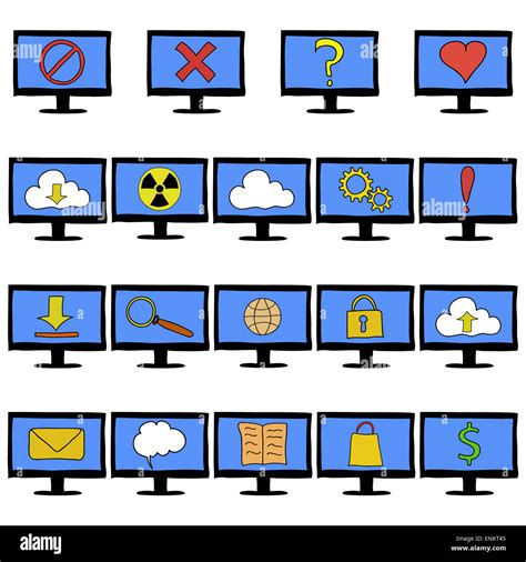Multiple Computers Clipart