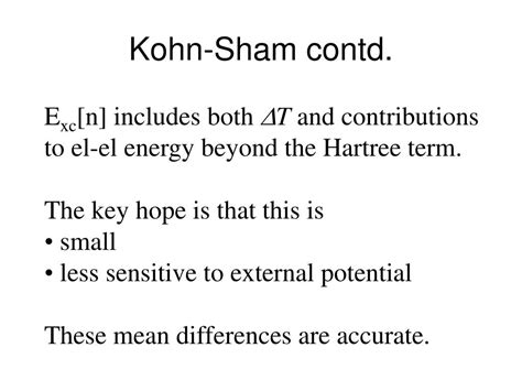 Ppt Density Functional Theory A First Look Powerpoint Presentation Free Download Id675901