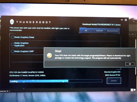 Ответы Mail Не могу установить драйверы на Thunderobot 911 Air Xd