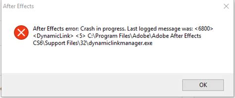 Solved Adobe After Effect Crash Process Adobe Community