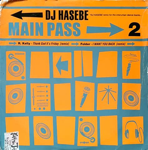 Main Pass 2 12inch Single Dj Hasebe Bar Chiba Music Store
