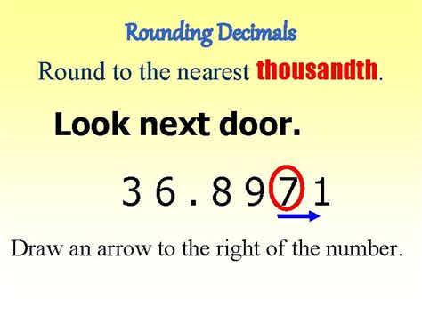 Rounding Decimals I Can Round Decimal Numbers Self