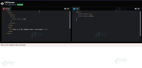 Border In Css Dataflair