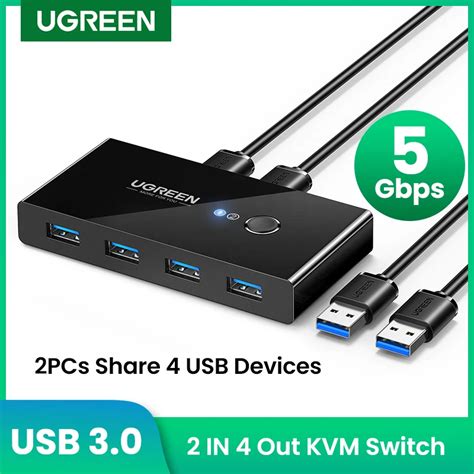 이거 모르면 손해봅니다 Ugreen Usb Kvm 스위치 Usb 30 20 스위처 Kvm 스위치 Windows10 Pc 키보드 마우스 프린터 2 Pcs 공유 4 장치
