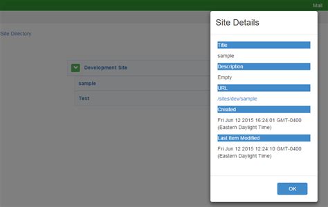 Site Directory App With Tree Structure O365 Sharepoint Hosted App
