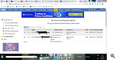 integrated vps from mt5 to mt4 mt5 general mql5 programming forum