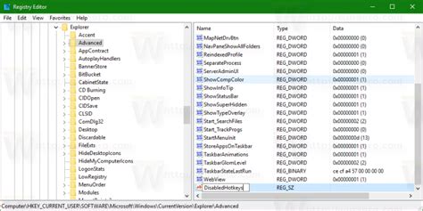 Disable Certain Winkey Shortcuts In Windows