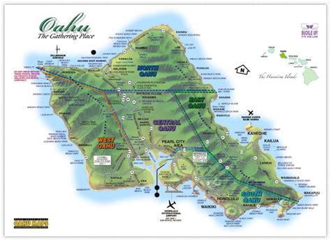Free Oahu Map Printable Your Island Guide Printables For Everyone