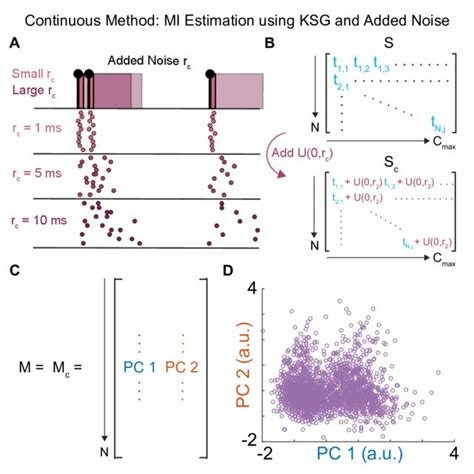 Continuous Method Mi Estimation Using Ksg And Added Noise A Uniform