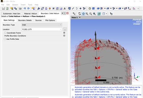 Cant Set Static Temperature At Inlet Cfd Online Discussion Forums