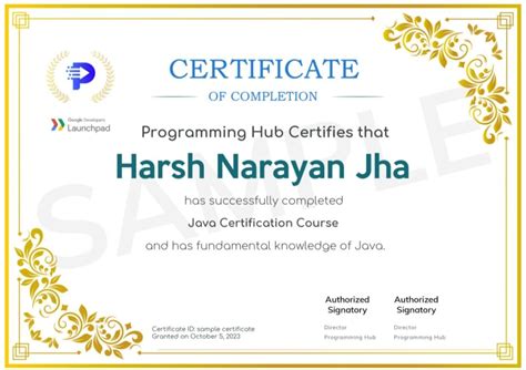 Harsh Narayan Jha On Linkedin Hi Connection I Have Just Completed A Course On Core Java And I Am…