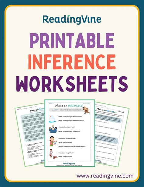 Inference Worksheets Readingvine