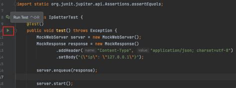 how to use mockwebserver to mock and test calls ai driven e2e