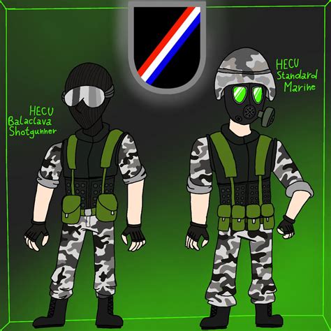 Half Life Two Hecu Marines By Idqwerty On Deviantart
