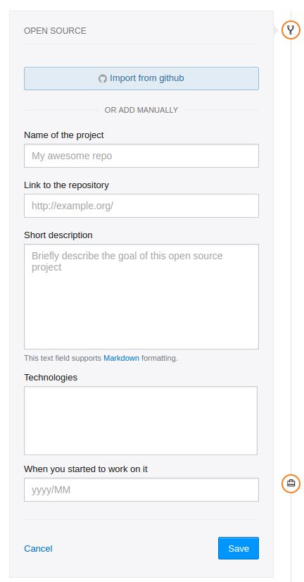 Adding An Open Source Repository Inconsistent Ux Meta Stack Overflow