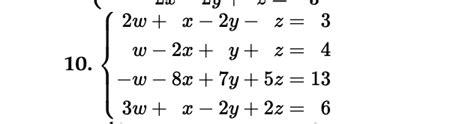 Solved In Exercises 1 24 Use Gaussian Elimination To Find