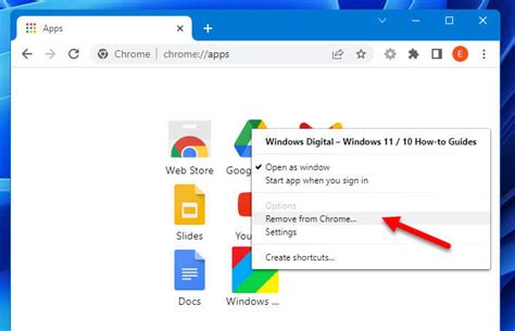 Chrome Create Website Or Application Shortcut On Desktop