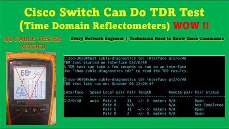 Network Cable Testing Using Cisco Switch Command Only No Expensive