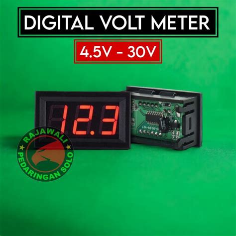 Jual VOLTMETER DC DIGITAL PENGUKUR TEGANGAN DC VOLT METER Shopee