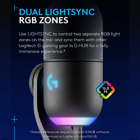 Logitech G Yeti Gx Dynamic Rgb Gaming Microphone With Lightsync ไมโครโฟนเกมมิ่ง ไมค์ Usb สำหรับ