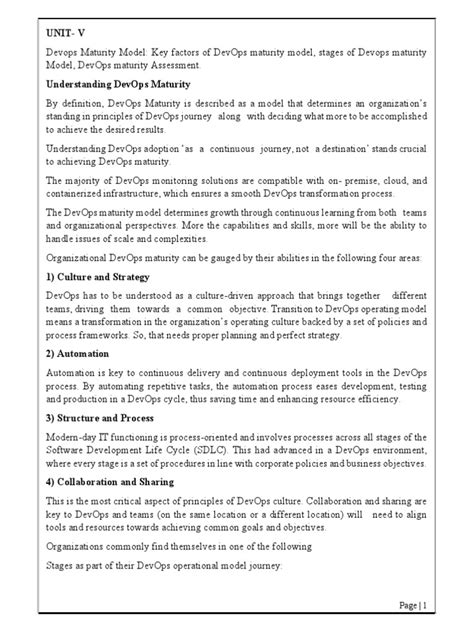 R19 Devops Unit 5 Pdf Automation Software Development Process