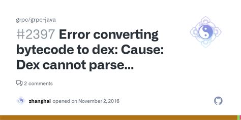 Error Converting Bytecode To Dex Cause Dex Cannot Parse Version 52 Byte Code · Issue 2397