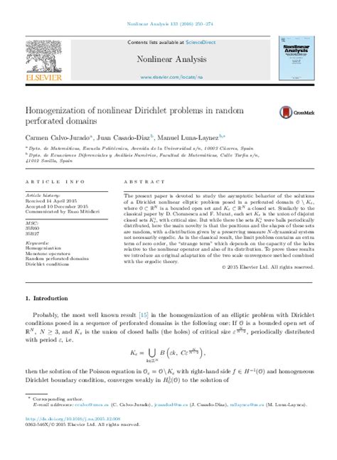 Homogenization Of Nonlinear Dirichlet Problems In Random Perforated Domains