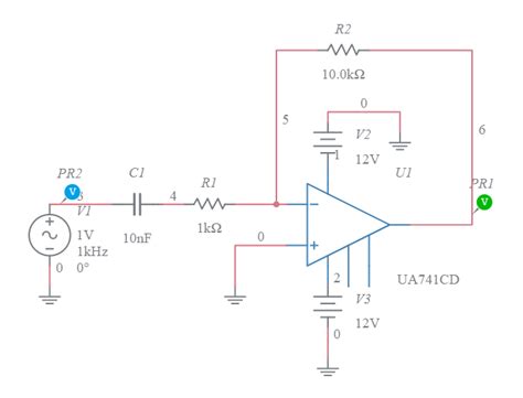 Differentiator Multisim Live