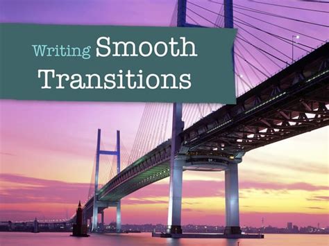 Writing Transitions Pdf