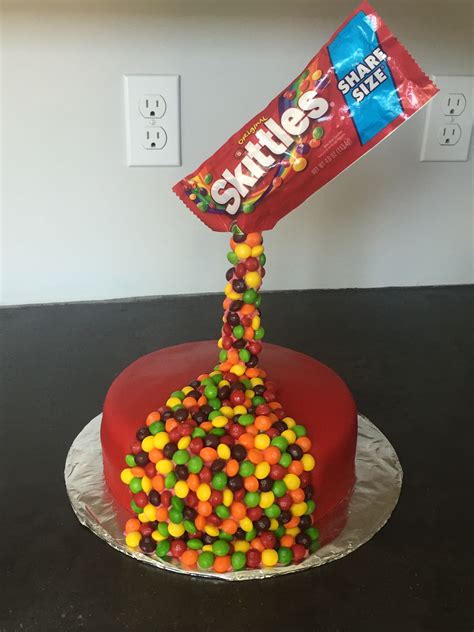 Skittles Cake