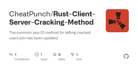Github Cheatpunchrust Client Server Cracking Method The Common App Id Method For Letting