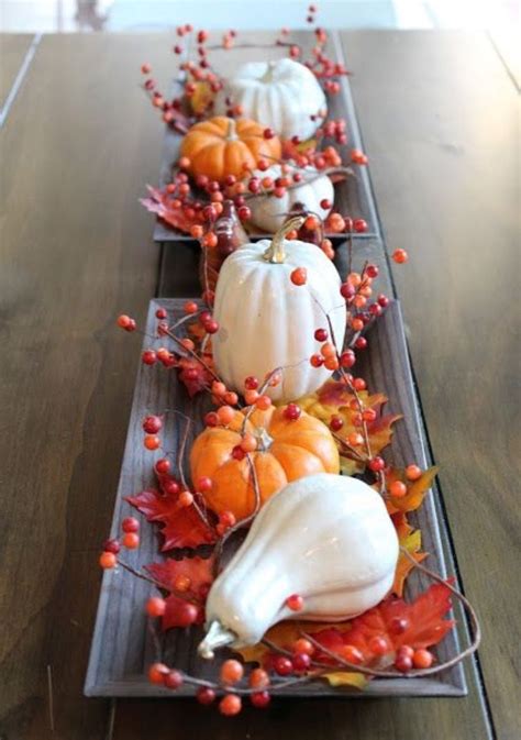 Thanksgiving Day Decor Ideas Fall Pumpkin Arrangement Thanksgiving